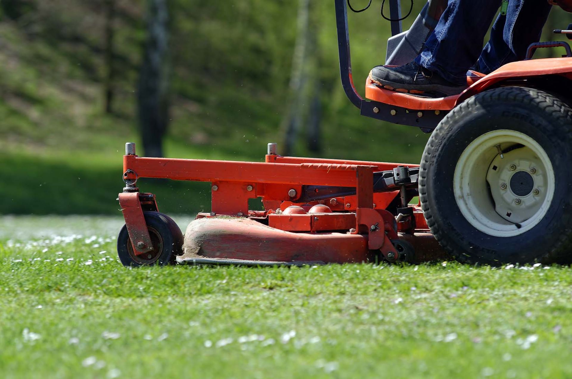 Use of Mowers, Woodchippers and Tractors